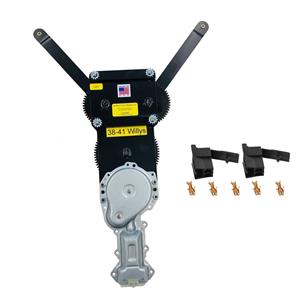 1938-1941 Willys Front Doors Power Window Kit . Matt’s Classic Bowties