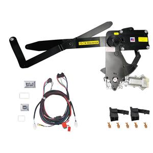 1970-1974 Ford Maverick Front Doors Power Window Kit with Chrome ...